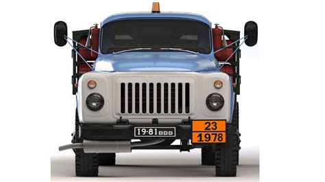 Gaz 53 Gtk 40 1974 3d Turbosquid 2025712