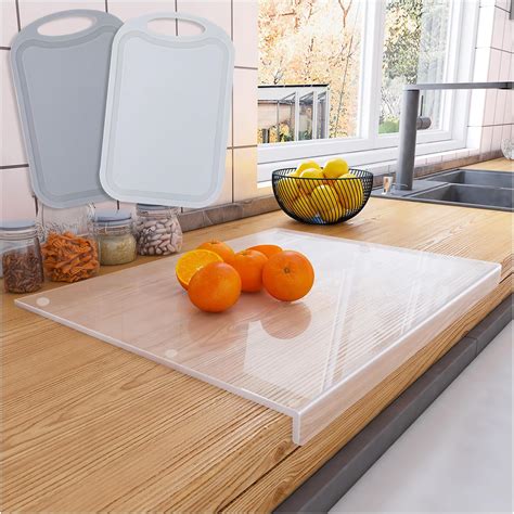 3 Pcs Acrylic Cutting Board Clear Cutting Board For