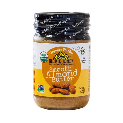 Maisie Janes Organic Smooth Almond Butter Non Gmo Usda Organic 100