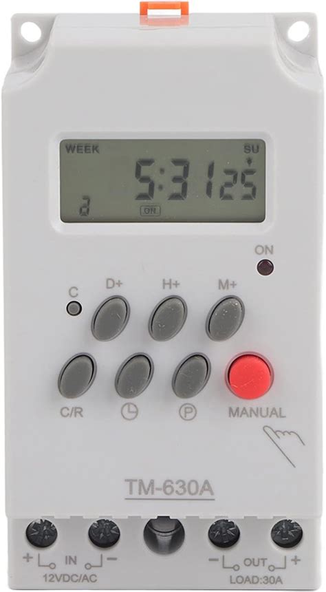 Tm630a 12v Dc Mini Lcd Digital Microcomputer Control Power Timer Switch For Advertisement Light