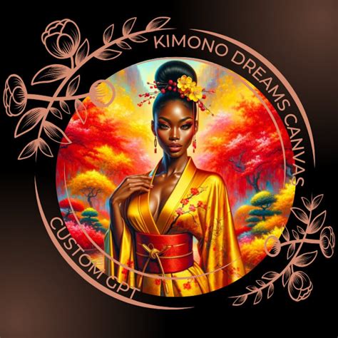 Custom DALL E GPT Push Button Art Generation Kimono Dreams Generative AI Art Etsy