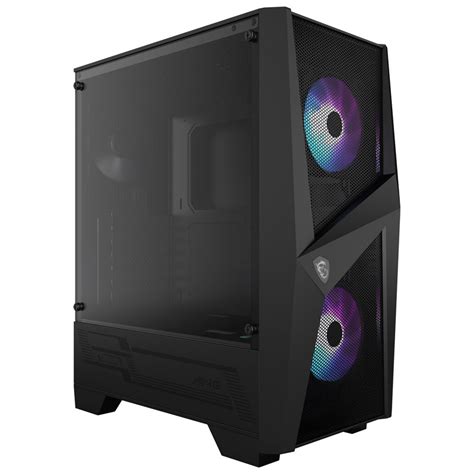 Msi Mag Forge R Rgb Tempered Glass Mid Tower Atx Case Mag Forge R Mwave