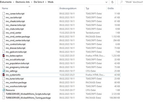 WickedWhims Help Center Page Technical Support WickedWhims LoversLab
