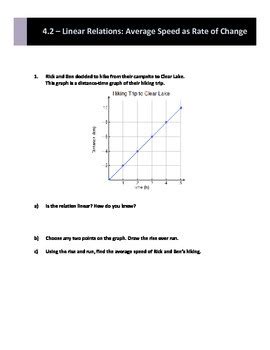 Linear Relations By Mrs M Teachers Pay Teachers