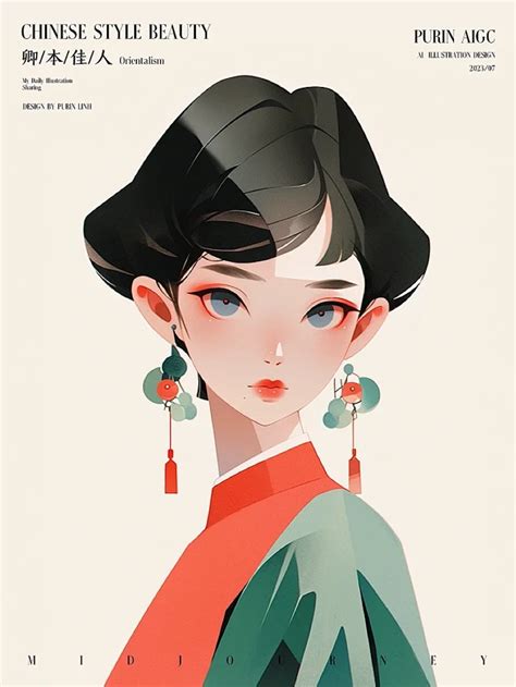 一分钟教会你用ai生成简约国风头像 快来学 花瓣网 一分钟教会你用ai生成简约国风头像 快来学 花瓣网