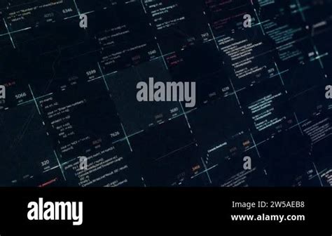 Computer Black Screen With Words And Code Processing Cyber Attack