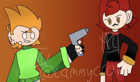 A Drawing Of Pico And Cassandra From Pico School Rfridaynightfunkin