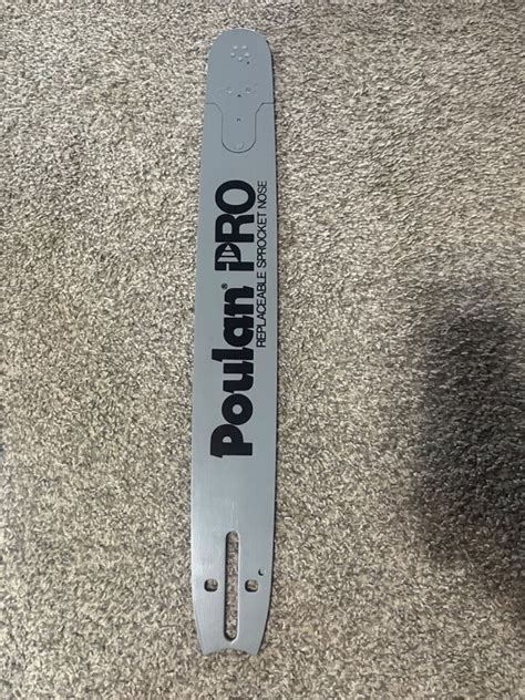 Nos Vintage Chainsaw Poulan Pro Bar Sprocket Tip Bar Poulan Chainsaw