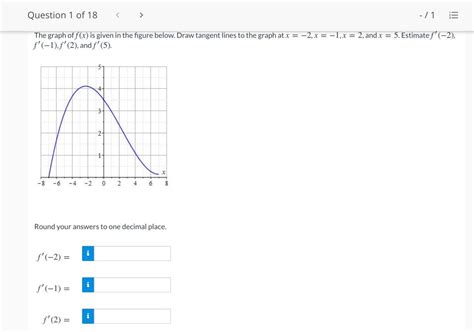 Solved Question 1 Of 18 0251 Iii N 1 8 6 4 2 0 2 4 6 8