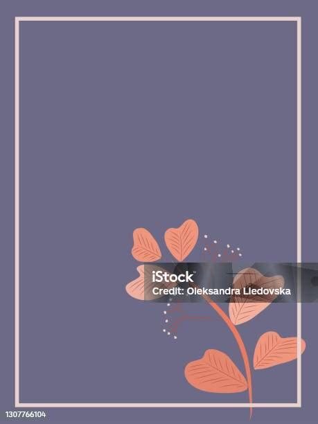 파스텔 색상의 텍스트에 대한 벡터 스프링 배경 공백 최소한의 스타일로 꽃 가지 0명에 대한 스톡 벡터 아트 및 기타 이미지 0명 개념 그리기 Istock