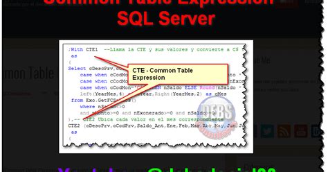 Video Common Table Expression SQL Server DEBS Consultores