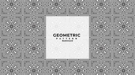 Premium Vector Abstract Geometric Seamless Shape Linear Pattern Background