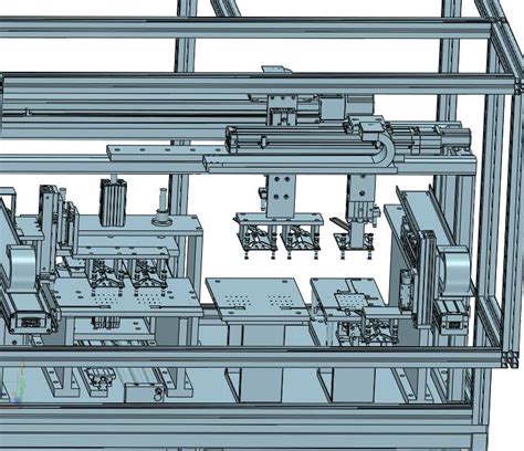 电池电路板塑胶软板热压机械手抓取上料 Step 模型图纸下载 懒石网