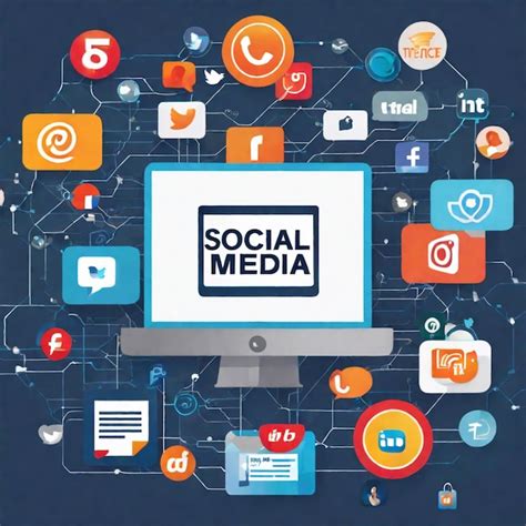 Premium Ai Image Digital Horizons Navigating The Social Media Landscape