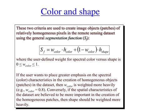 Ppt Object Oriented Classification Powerpoint Presentation Free
