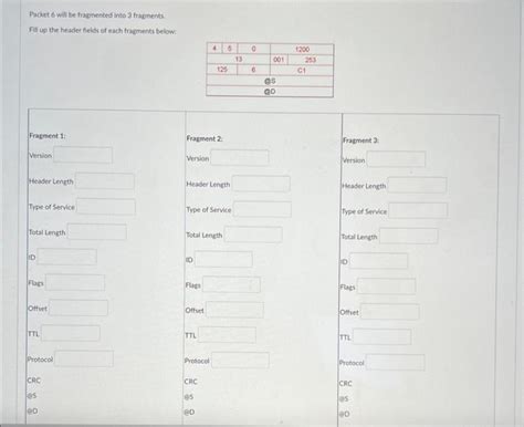 Solved IP Fragmentation When They Are Routed To Their Chegg