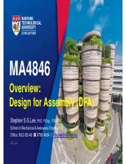 Mastering Design For Assembly Dfa Strategies For Efficient Course Hero