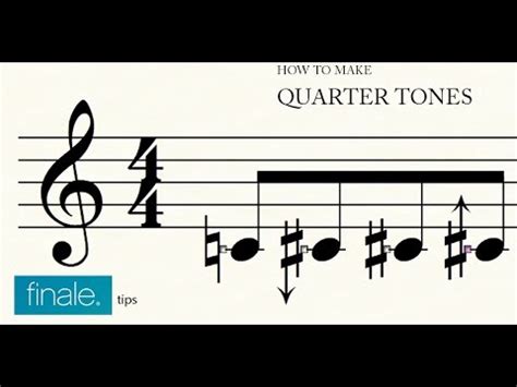 Quarter Tones In Makemusic Finale Without Playback Youtube