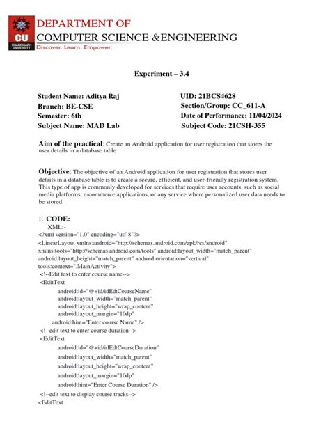 Aditya Mad 3 4 Pdf Android Operating System Databases