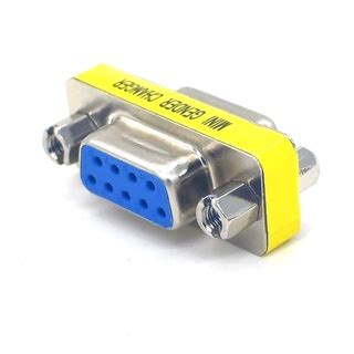 RS Female To Female To Male To Male Mini DB Pin Gender Adapter Serial Plug Com Connector