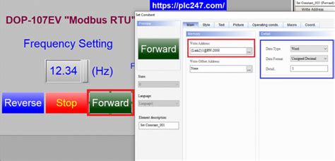 Delta HMI Modbus RTU INVT GD Inverter Tutorial Plc Com