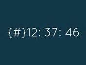 Creating A Pretty Pantone Clock With JQuery And CSS Free JQuery Plugins