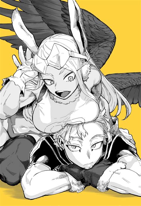 Mirko And Hawks Boku No Hero Academia Drawn By Torodekkkkkkkkka