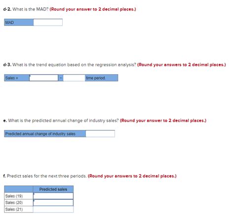 Solved Using The Time Series Data In The Table Respond To