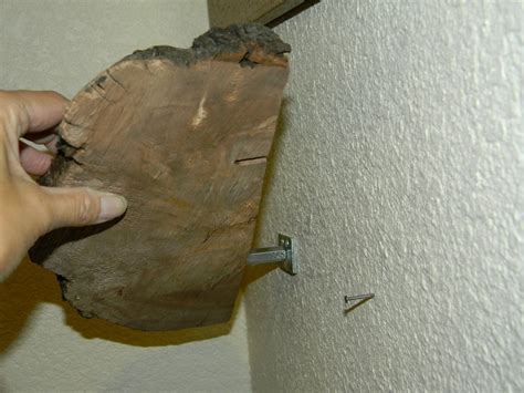 Floating Tree Trunk Shelf 8 Steps With Pictures Instructables