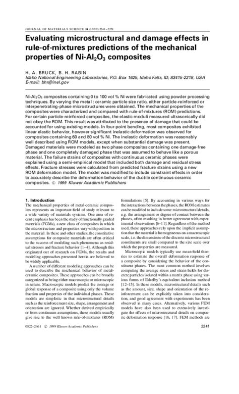 pdf microstructural impacts on ni al2o3 composites