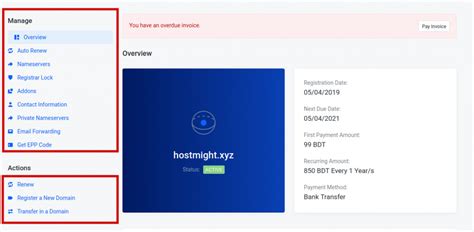 How To Manage Your Domain Hostmight Support