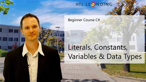 C Beginners Course Literals Constants Variables And Data Types Youtube