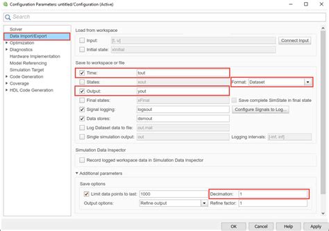 Configure Model To Log Signals On Sd Card Matlab And Simulink