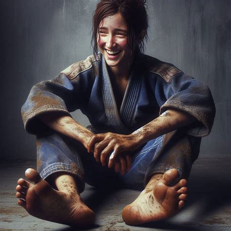 Ellie Dirty Feet After Karate By Kicksoles On Deviantart