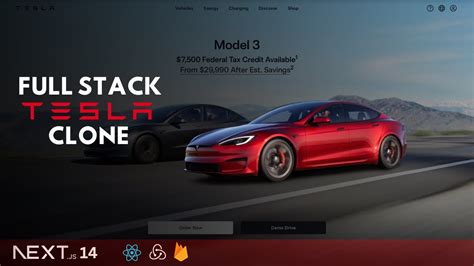 build and deploy a fullstack tesla clone react firebase auth redux