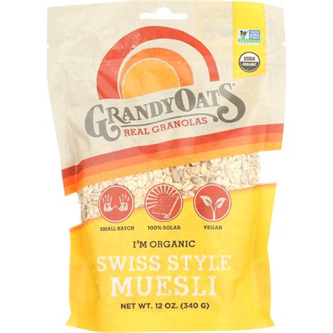Grandy Oats Granola Swiss Style Case Of Oz Cereal Foodtown