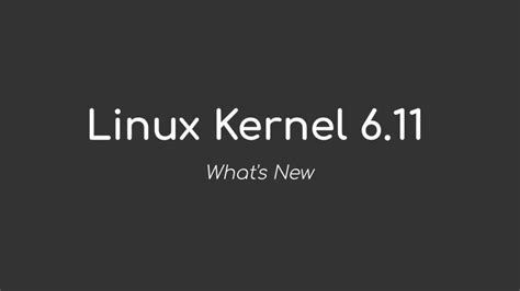 On Linkedin Linux Kernel 611 Officially Released Here