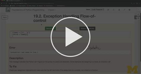 Exception Handling Flow Of Control Unit Testing And Exceptions Coursera