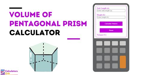 Volume Of Pentagonal Prism Calculator Online