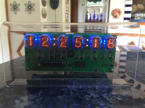 Homemade Six Digit Nixie Clock Made With National Nixie Etsy