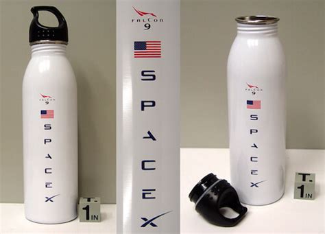 Fs Magellan Buttons And Spacex Water Bottle Collectspace Messages