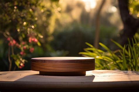 Small Empty Oval In Photograph Premium Ai Generated Image