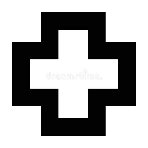 Cross Symbol Shape Vector Icon For Creative Graphic Design Ui Element
