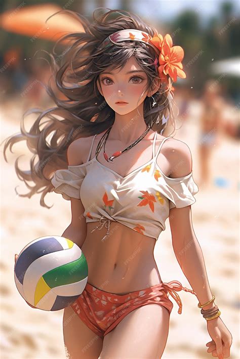 Premium Photo Sexy Girl Anime Wear Bikini