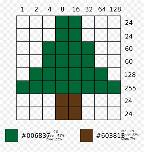 Tree On Graph Paper HD Png Download Vhv