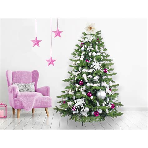 Украсена коледна елха 150 см многоцветна Emag Bg