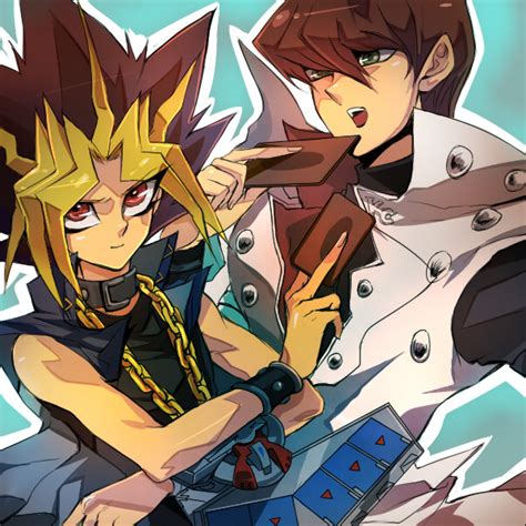 Yami Yuugi And Kaiba Seto Yu Gi Oh And 1 More Drawn By Akishimakei