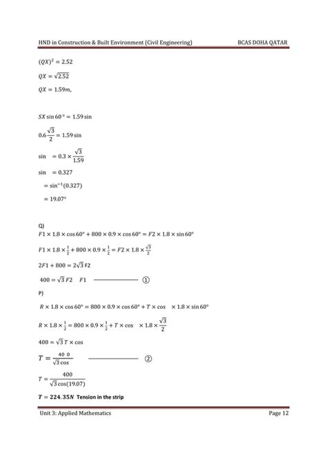 Applied Mathematics For Cbe Assignment Pdf