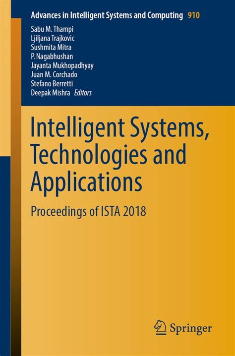 Advances In Intelligent Systems And Computing Intelligent Systems