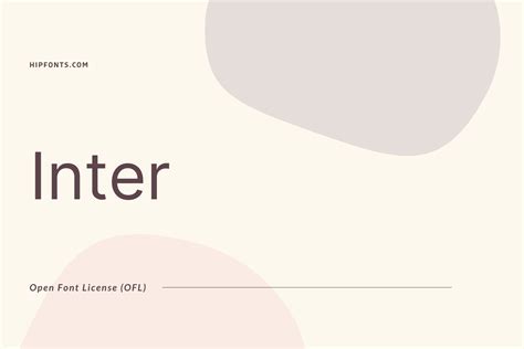 Express Your Unique Voice With Inter Font Ideal For Web And Print